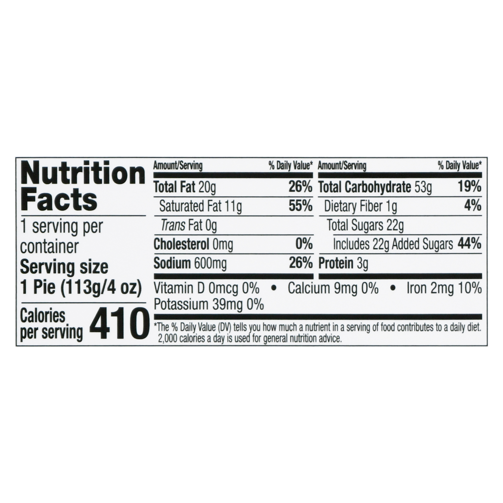 JJ's Bakery 4 Oz. Lightly Glazed Banana Cream Pie — UPC 11284003298 ...