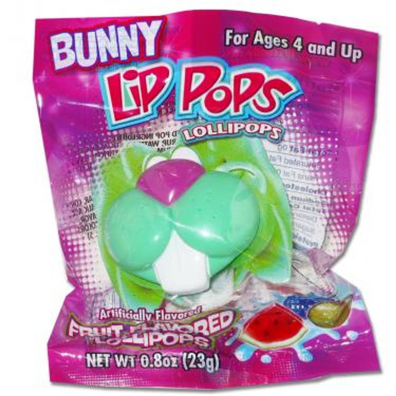 Flix Candy Lip Pops Bunny Lollipops — UPC 38252373009 — Go-UPC