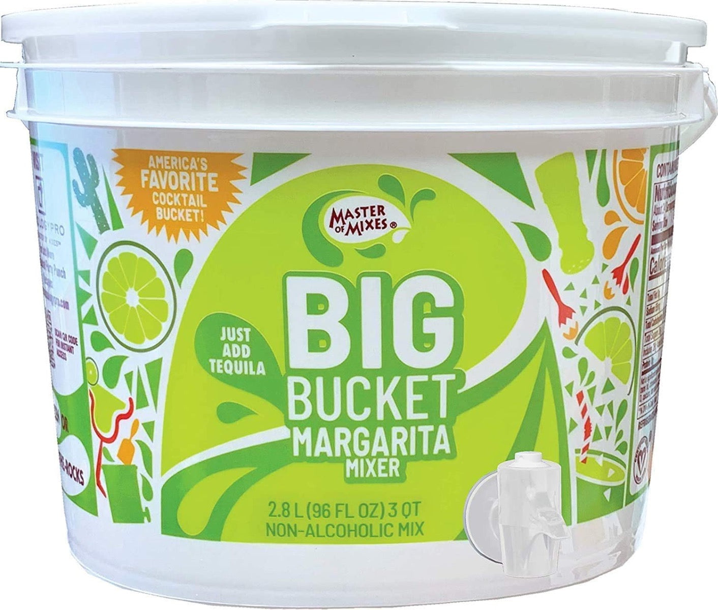 Big Bucket Master Of Mixes Premium Margarita Mixer, 96 Fl Oz — UPC ...