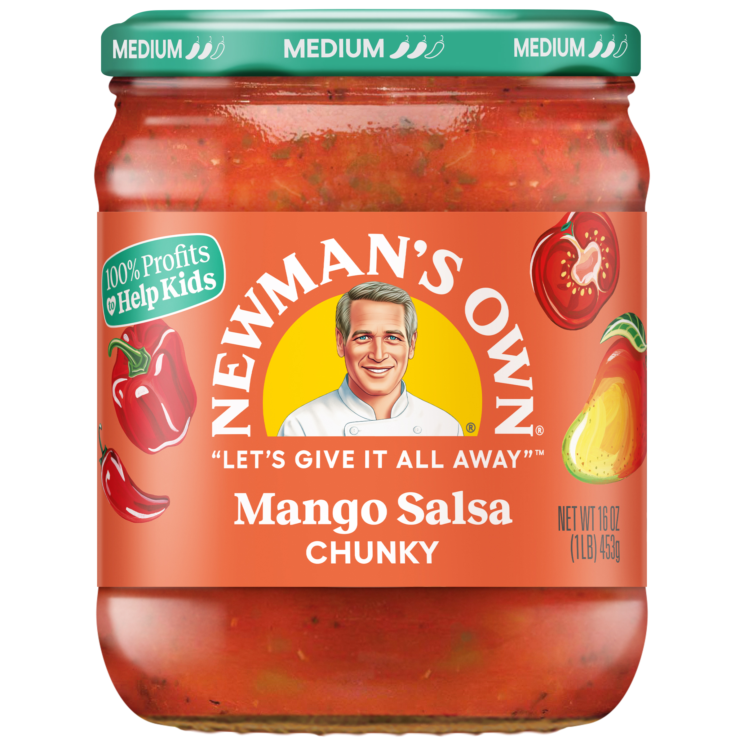 Newman's Own Salsa Medium Chunky Mango 16 Oz — UPC 20662003508 — Go-UPC