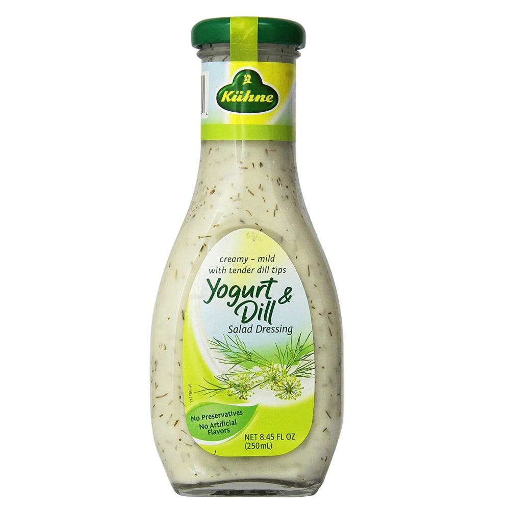 Kuhne Salad Dressing, Savory Dill, Real Yogurt 8.45 Fl Oz — UPC ...