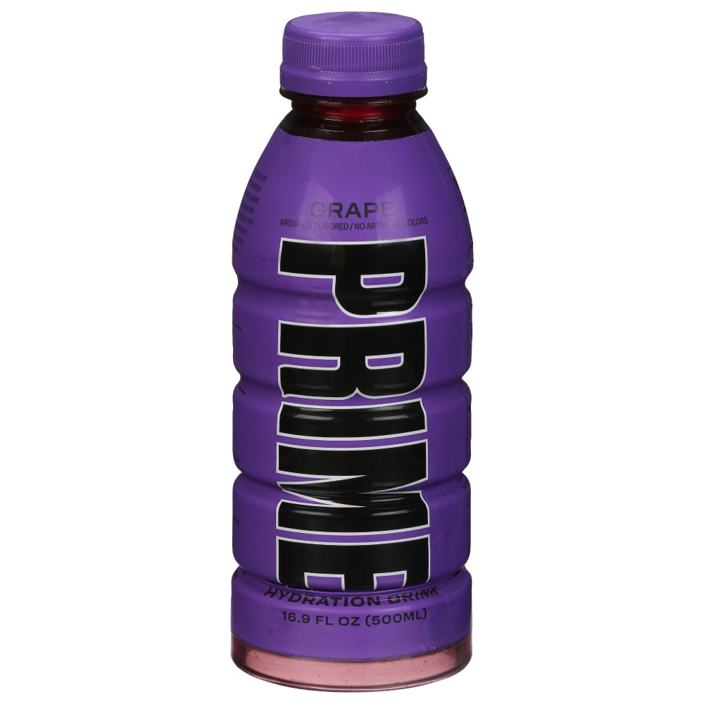 Prime Hydration Grape Sports Drink - 16.9 Fl Oz Bottle — UPC ...