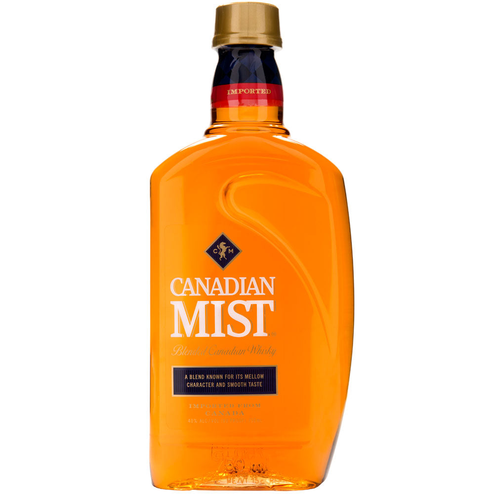 Canadian Mist Blended Whisky 750ml Traveler Bottle 80 Proof — UPC ...