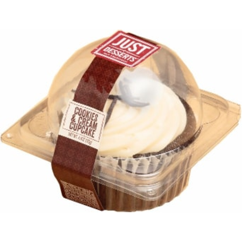 Just Desserts Cookies & Cream Cupcake - 4.4oz — UPC 13609016471 — Go-UPC