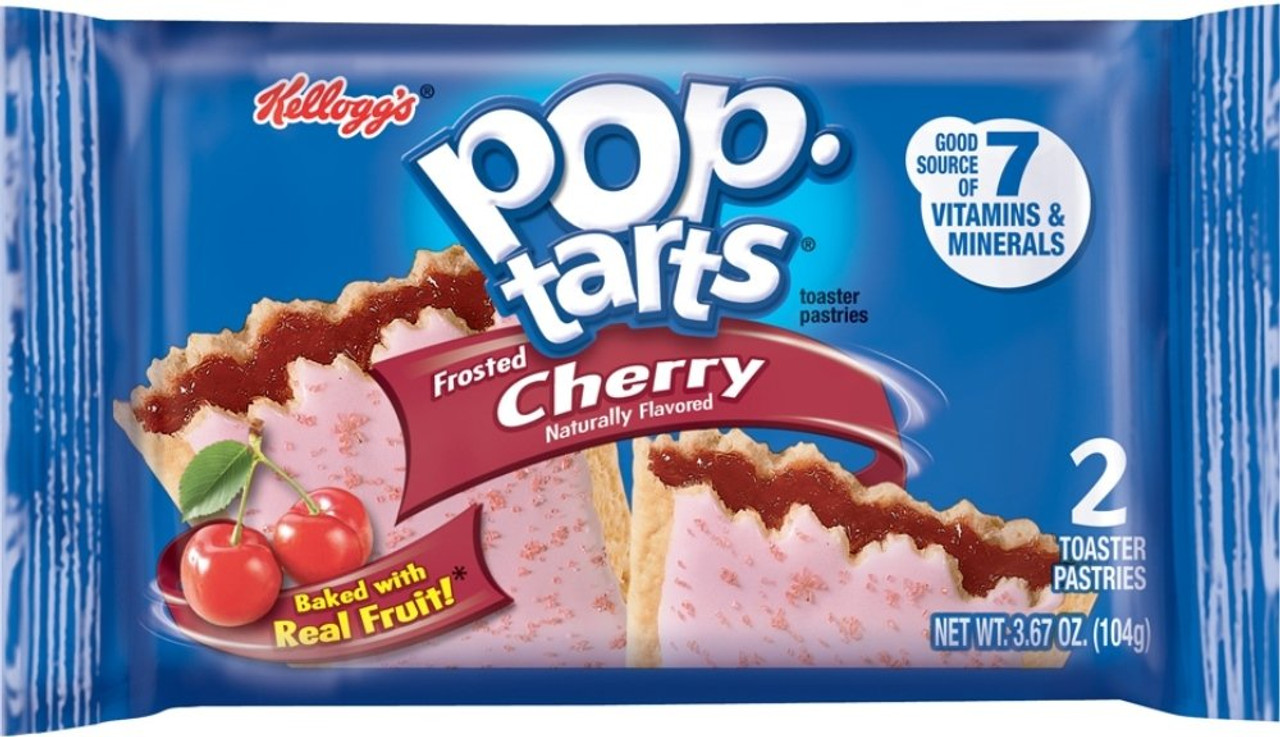 Pop-Tarts Frosted Cherry - 2 Pack Toaster Pastries — UPC 38000318405 ...