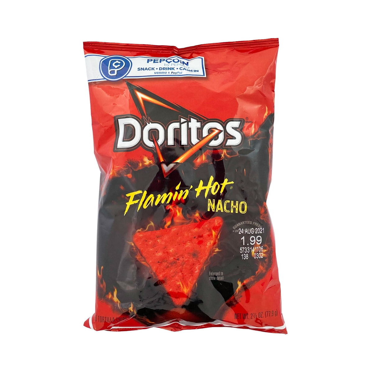 Doritos Flamin' Hot Nacho Flavored, Tortilla Chips — UPC 28400325226 — Go-UPC