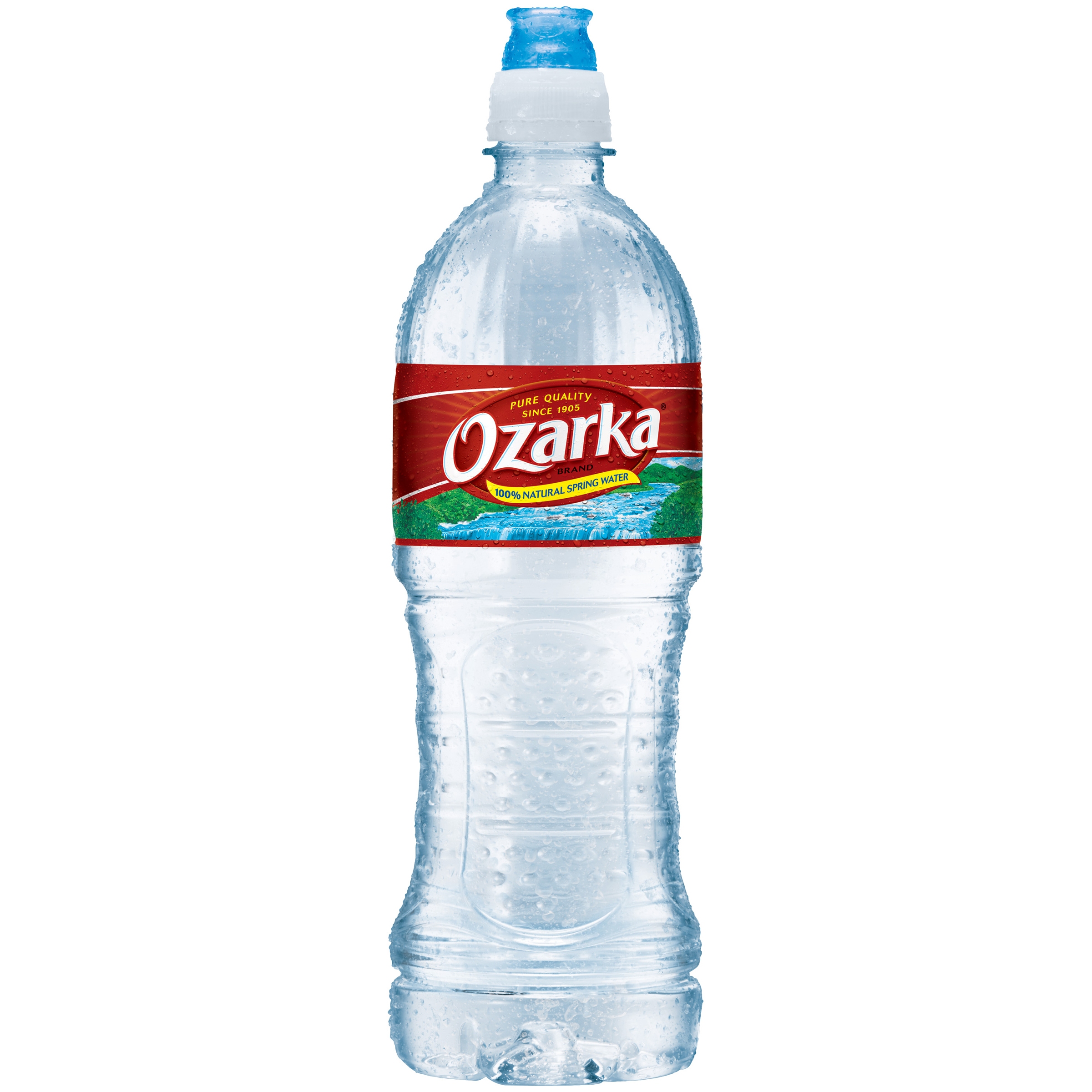 Ozarka Brand 100% Natural Spring Water, 23.7-ounce Plastic Bottle — UPC ...