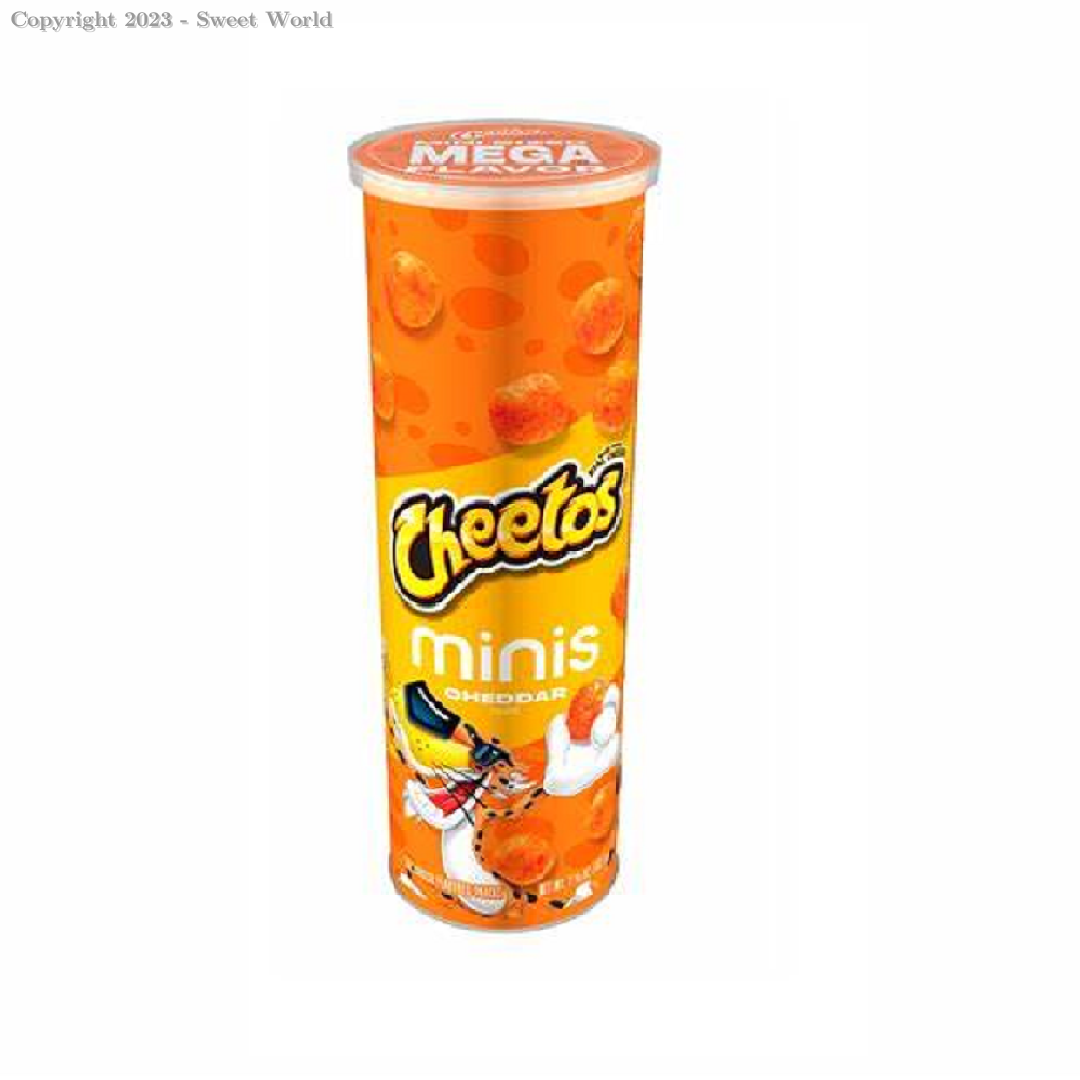Cheetos Cheese Flavored Snacks, Cheddar, Bites, Minis 3.625 Oz — UPC ...