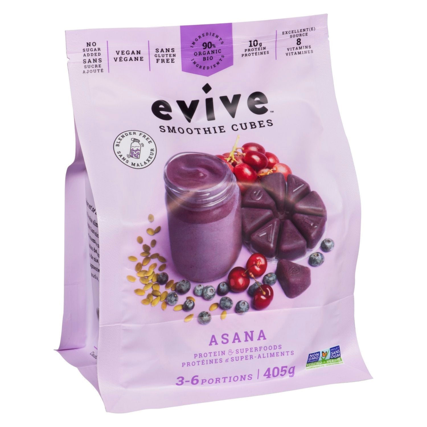 Evive Smoothie Cubes, Yogi — UPC 628110947147 — Go-UPC