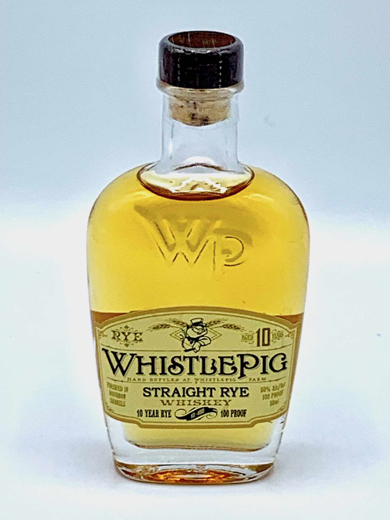 WhistlePig 50ml Mini 10 Year Old Straight Rye Whiskey — UPC ...