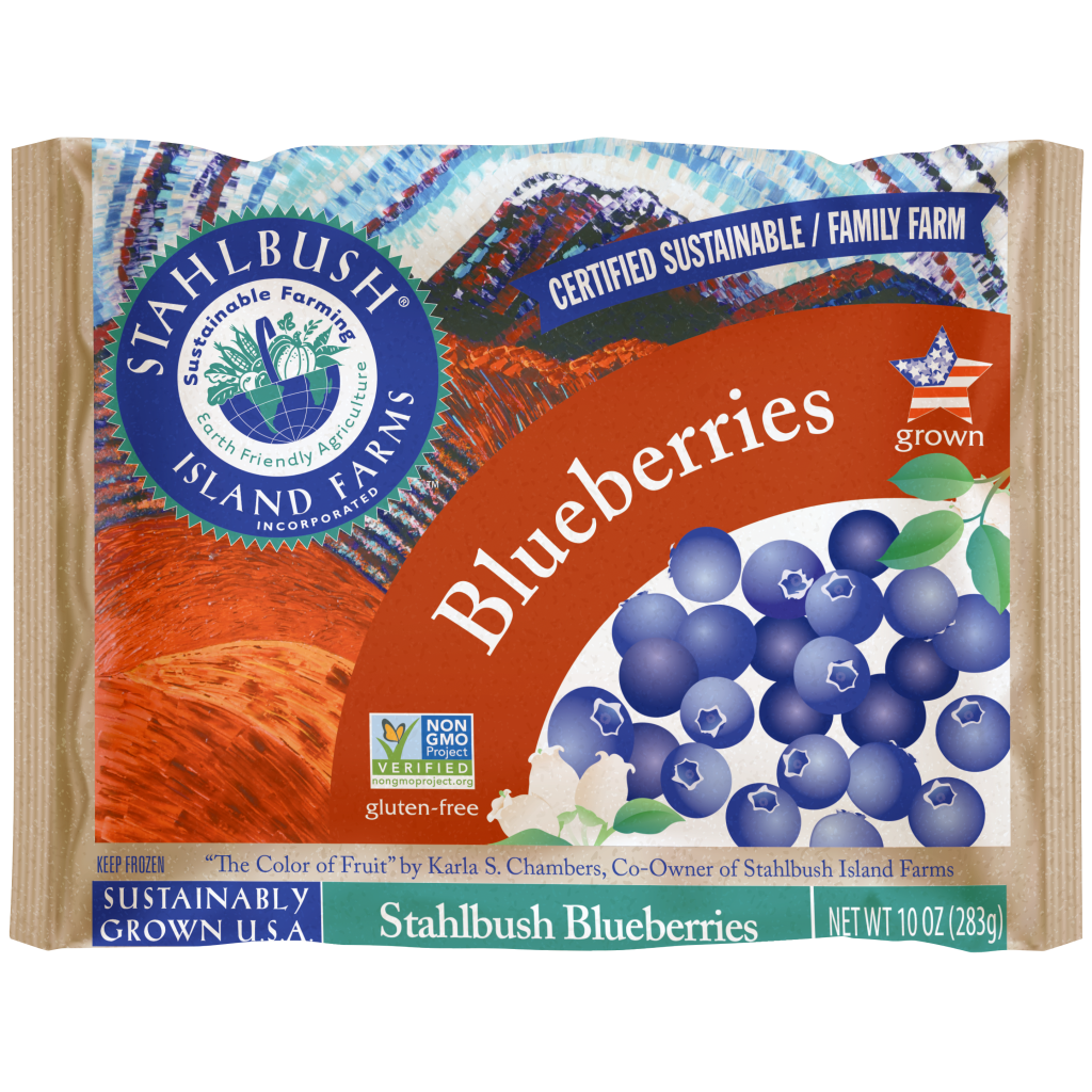 Stahlbush Island Farms Frozen Blueberries 283g — UPC 638882000070 — Go-UPC