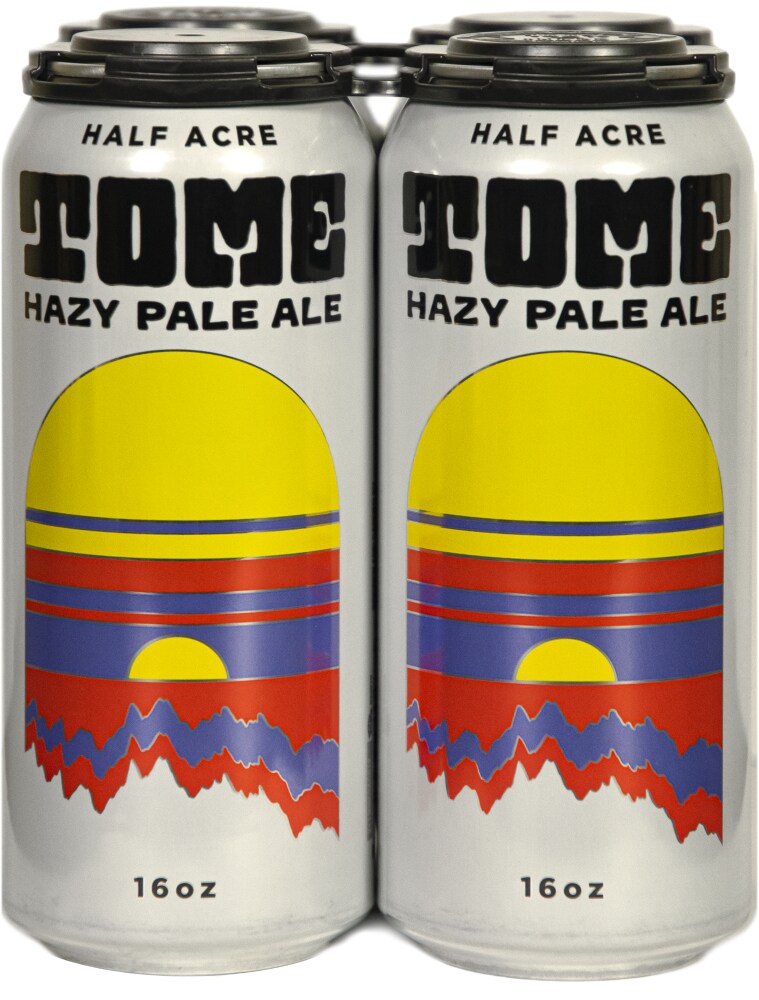 Half Acre Tome Hazy Pale Ale Chicago Beer — UPC 850438002875 — Go-UPC